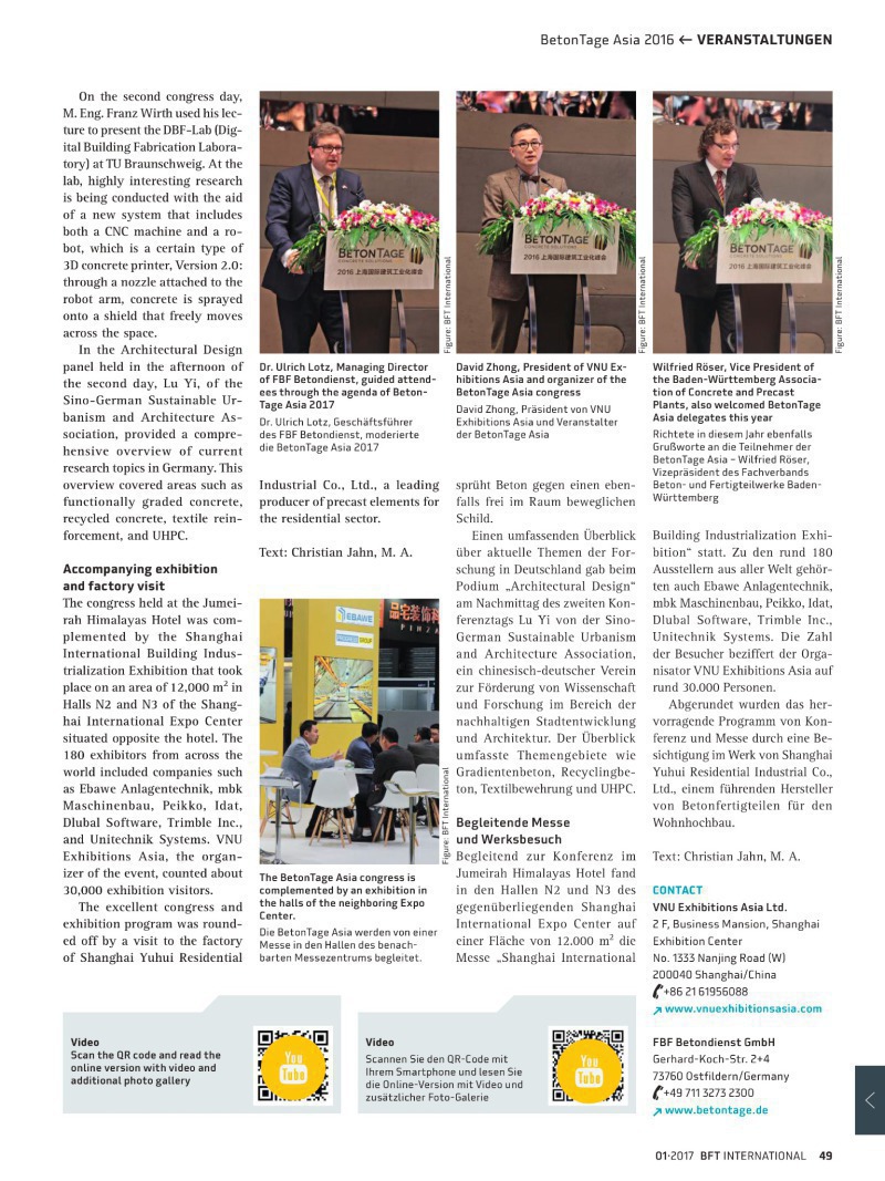 The BFT app: multimedia-based, profound, worldwide - Concrete Plant ...