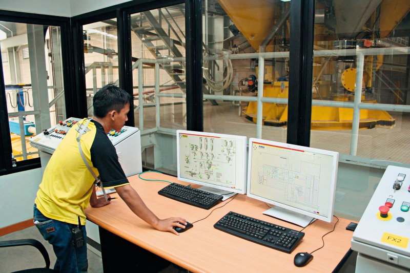 Daily production of up to 1,440 m³ at the new Jakarta AAC factory ...