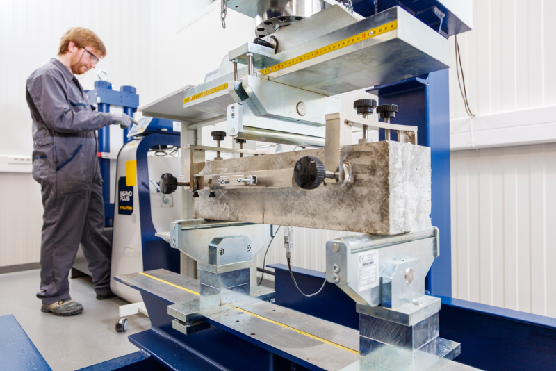 New concrete laboratory in Zele in Belgium - Concrete Plant Precast ...