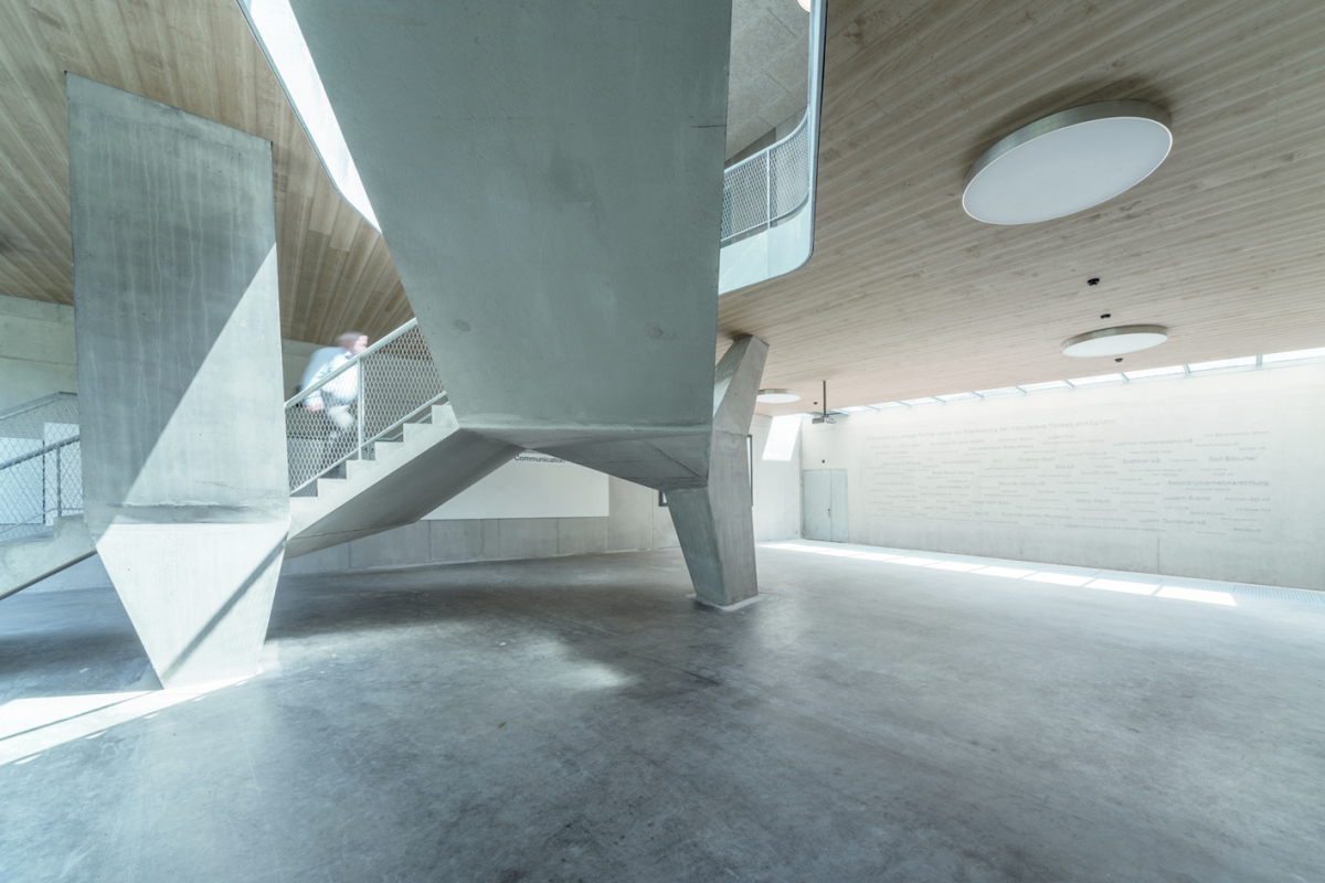 New rowing center on Rotsee with fair-faced concrete - Concrete Plant ...