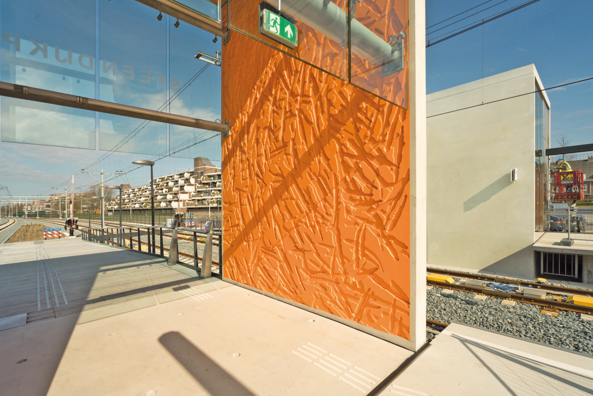 Heading toward sunset – Dutch subway stations designed with colored ...