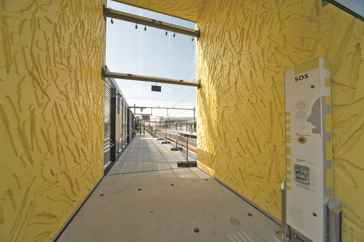 Heading toward sunset – Dutch subway stations designed with colored ...