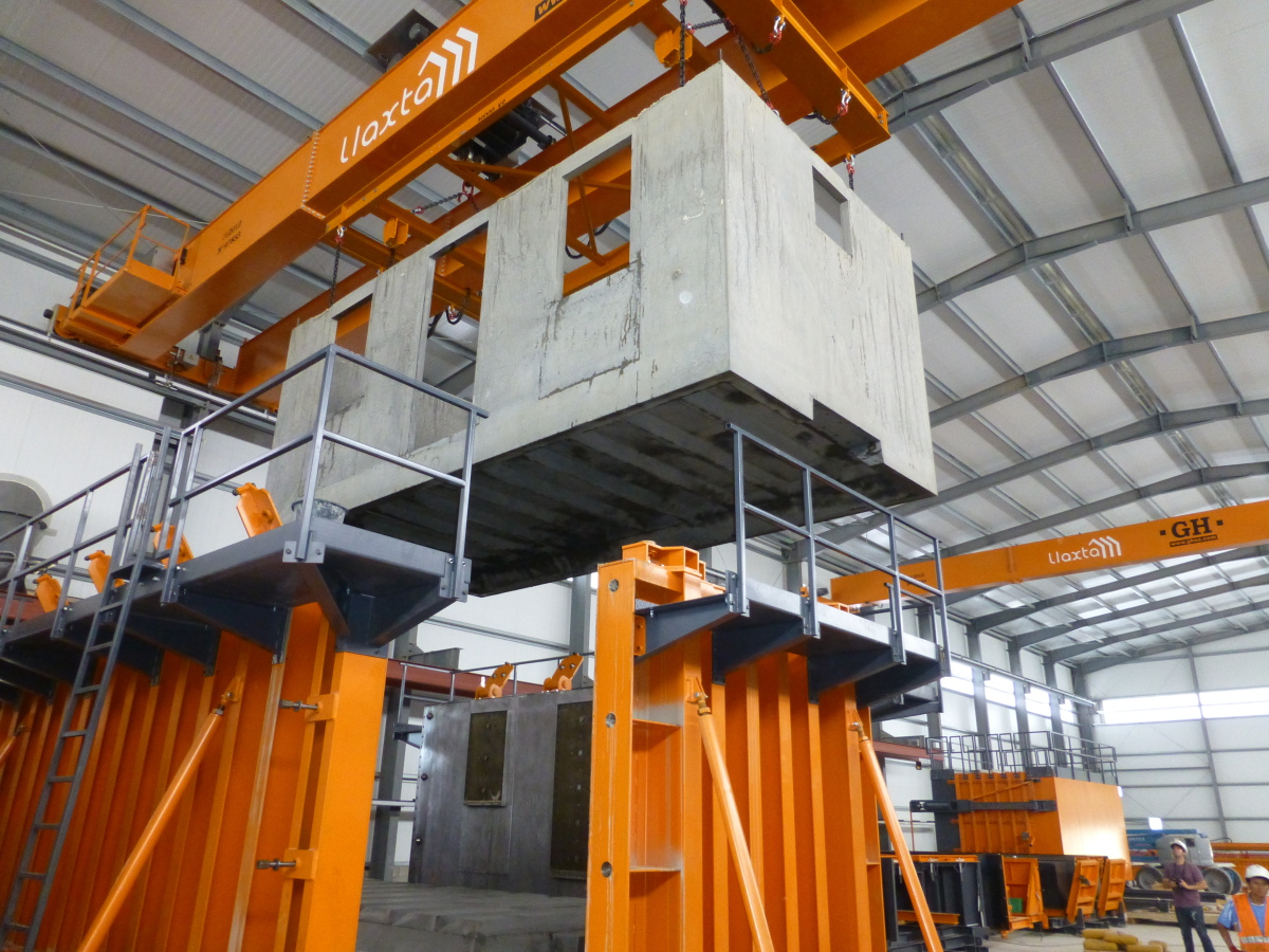 Key equipment components for precast plant in Peru delivered - Concrete ...