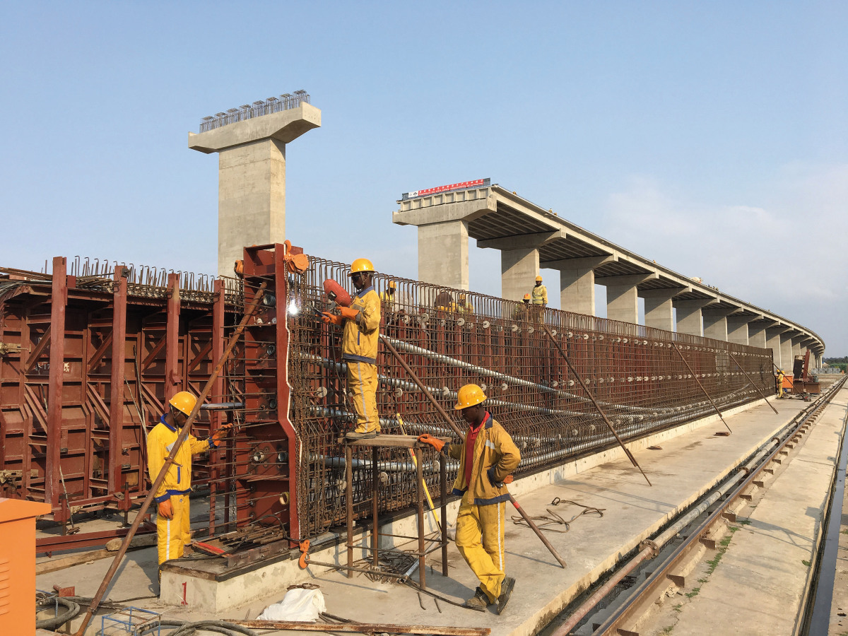 Africa’s longest suspension bridge - Concrete Plant Precast Technology