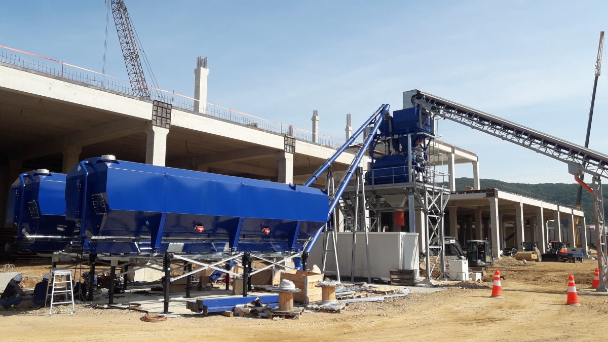 South Korea Precast market adopts on site mobile batching plant ...