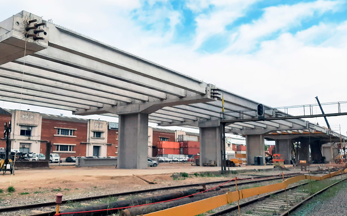 Uruguay: New viaduct at the Port of Montevideo - Concrete Plant Precast ...