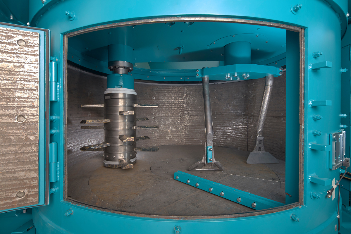 Eirichmischer für Kernbeton bei Georg Huber Betonsteine - Betonwerk ...