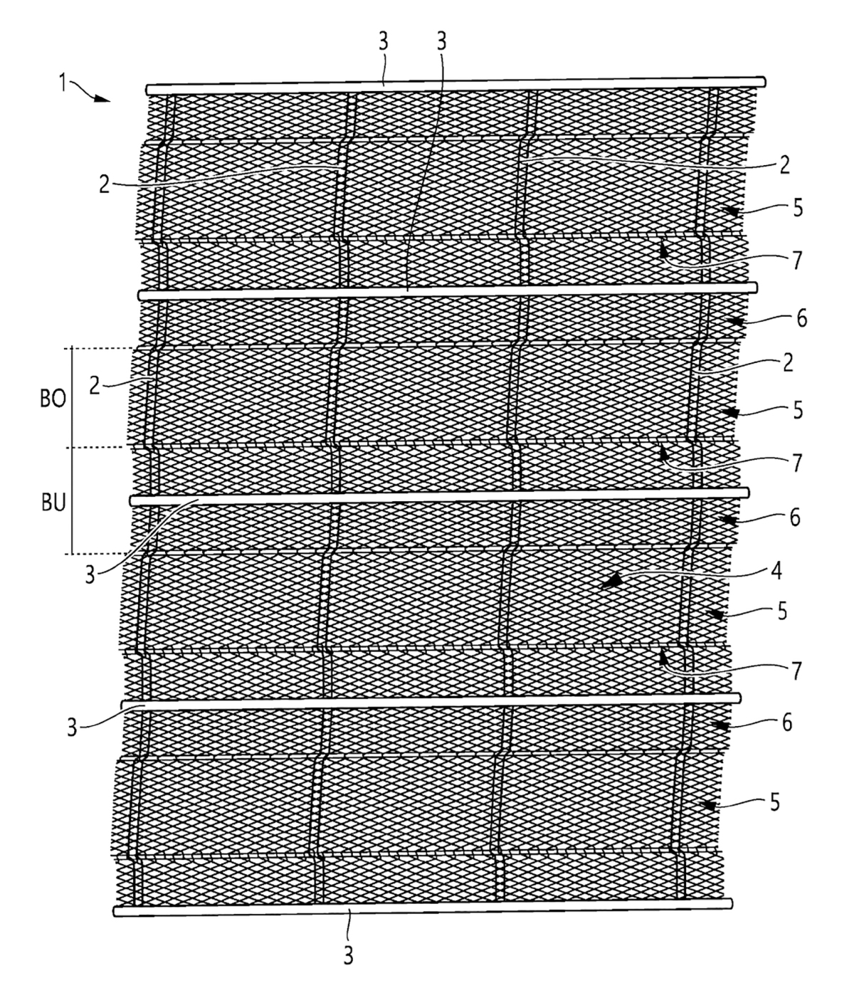 Formwork element for creating an indented construction joint in a ...