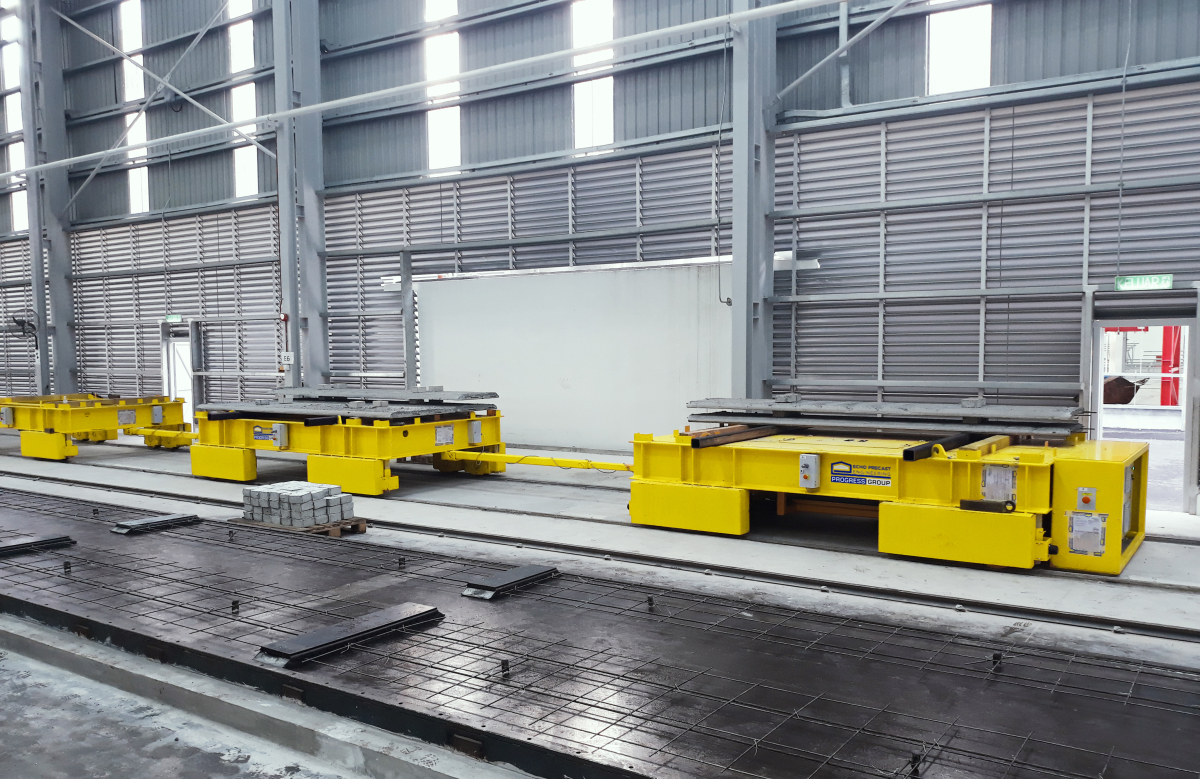 Optimization of a hollow core plant - Concrete Plant Precast Technology