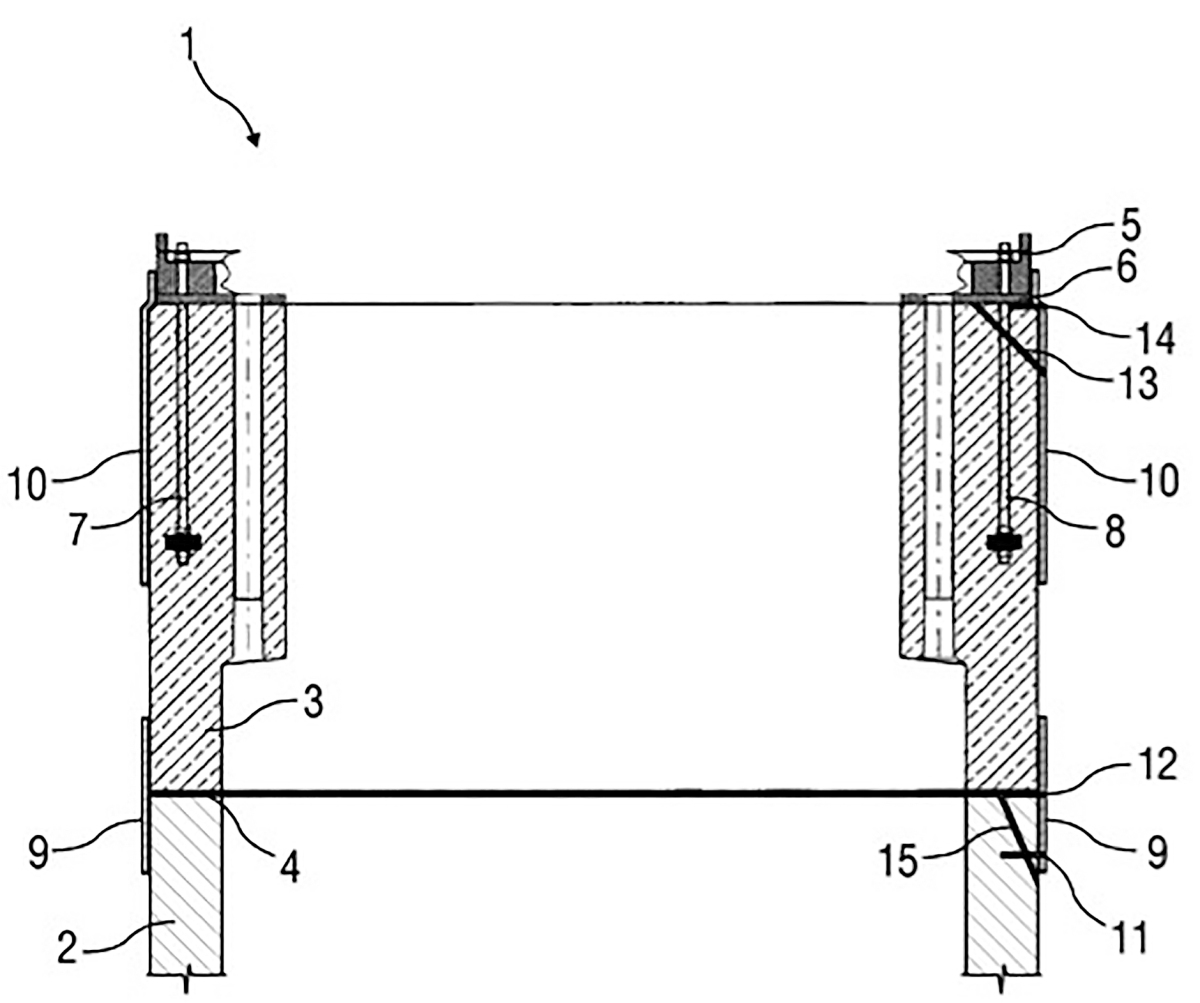 Method for repair of a reinforced-concrete element arrangement ...