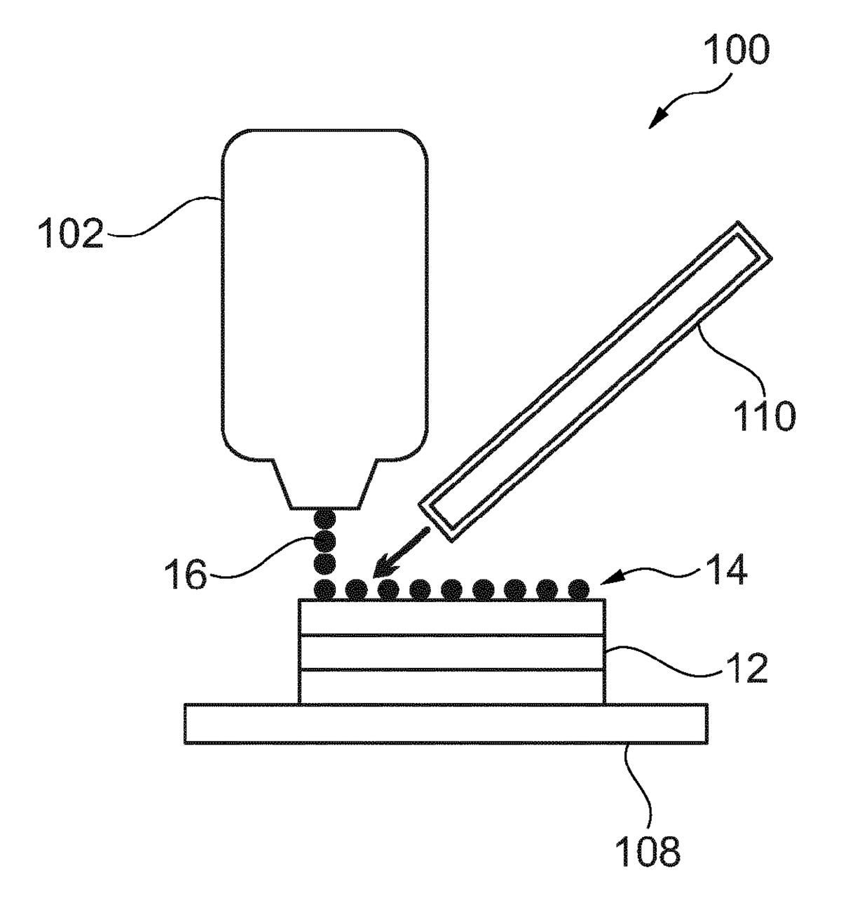 Method and device for additive manufacture of a construction element ...