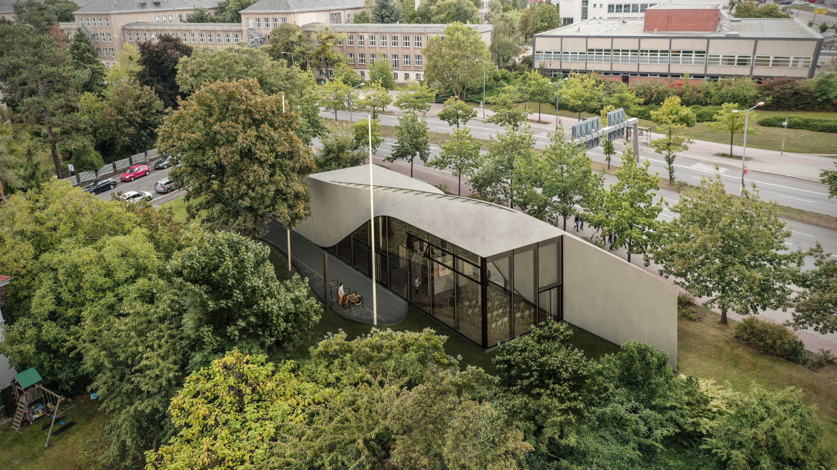 Cube Twist: Roof-wall structure made of carbon- reinforced concrete ...