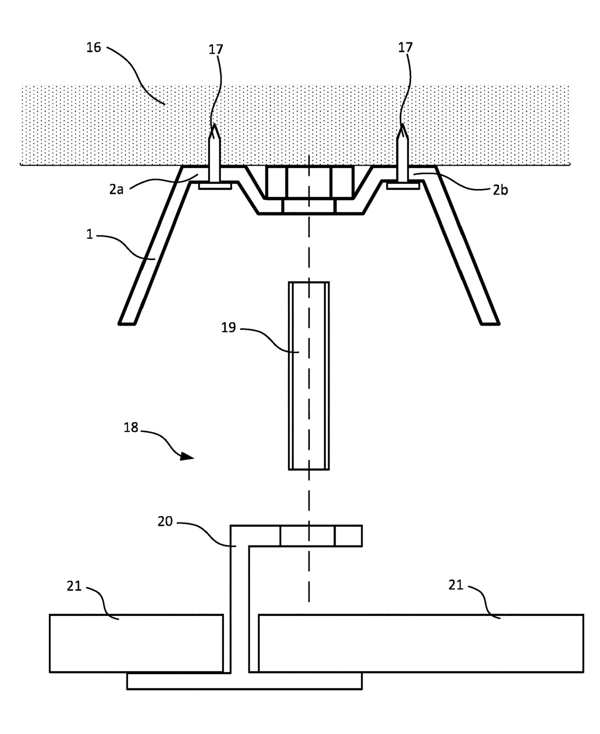 A rail for attaching a suspended ceiling system to a concrete ceiling ...