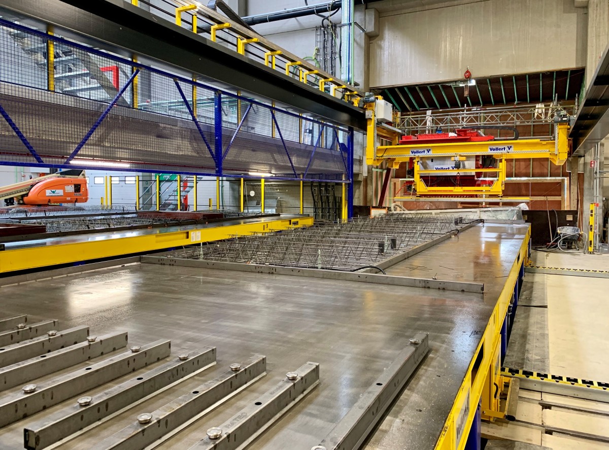 Five-story production of high-quality architectural precast concrete ...