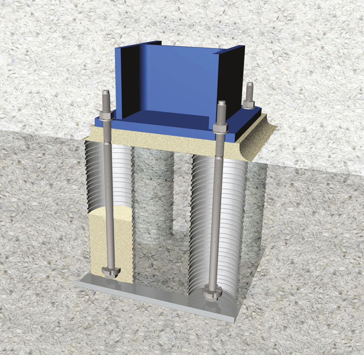 New anchorage set for flexibility and seismic protection - Concrete ...