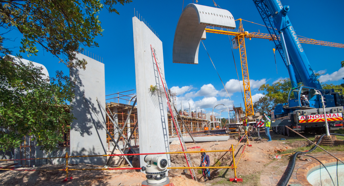 Precast concrete arches set the tone for winery in Paarl - Concrete ...