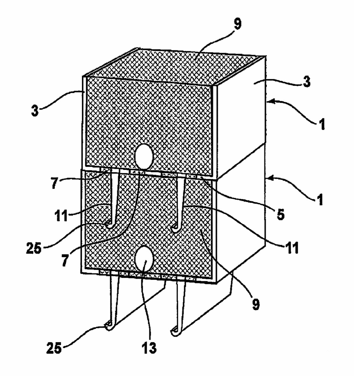 Wall Structure Of A Building And Method For Producing A Wall Structure