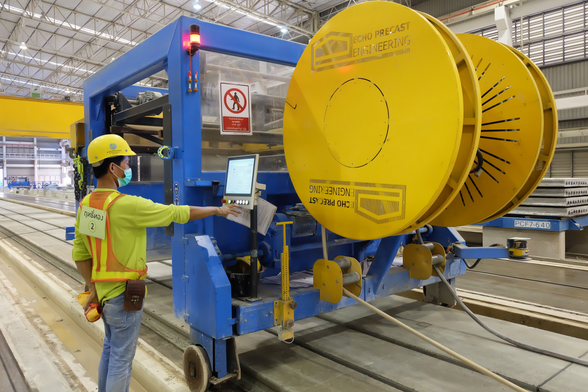 Thailand’s leader in the construction sector modernizes building solutions with automated hollow ...