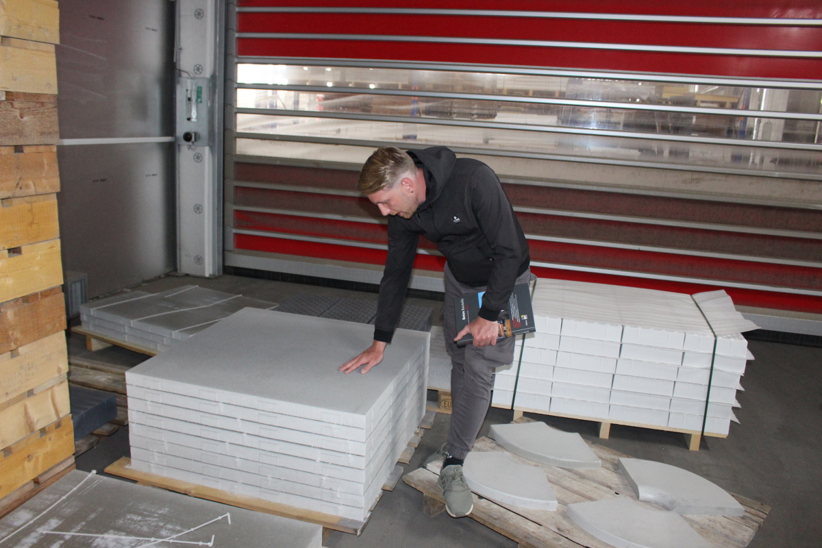 New wet-cast plant including coating line installed at concrete ...