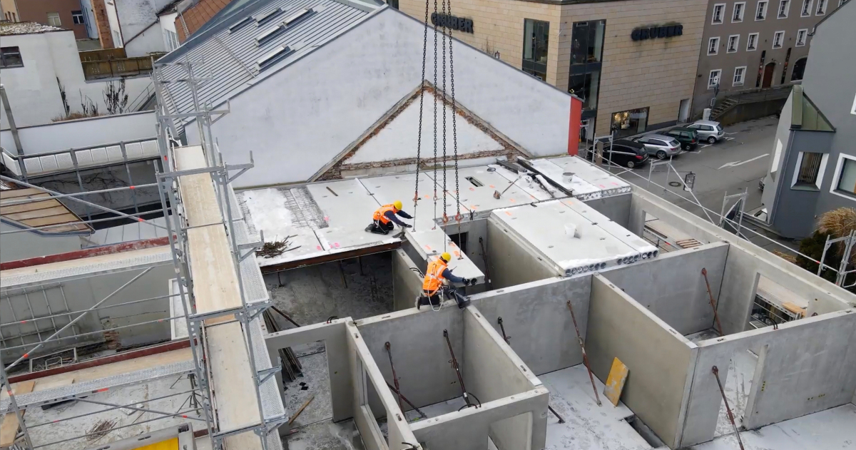 Leichter, schneller und trocken – Aufstockung mit Beton-Fertigdecken ...