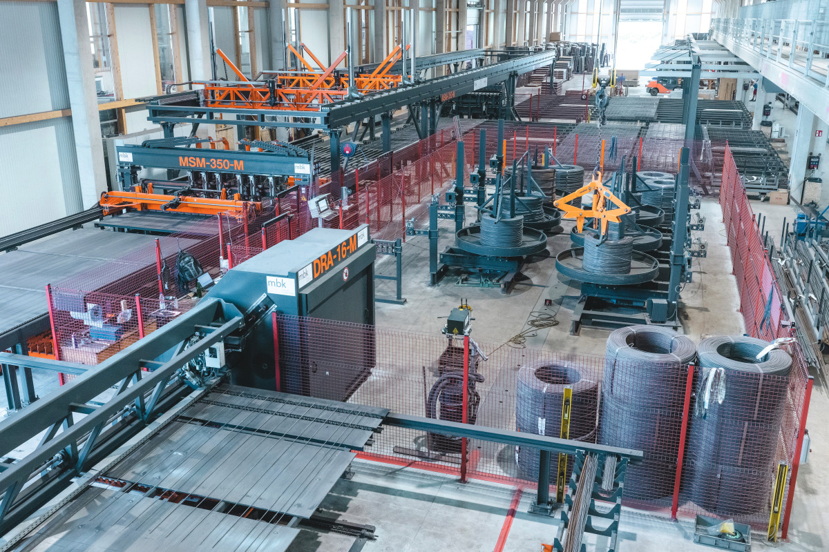 Mbk mesh welding machine for precast slabs, double and solid walls ...