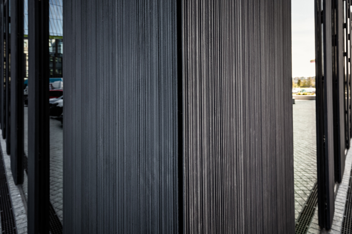 Modern sculptural design with UHPC in Kaunas, Lithuania - Concrete ...