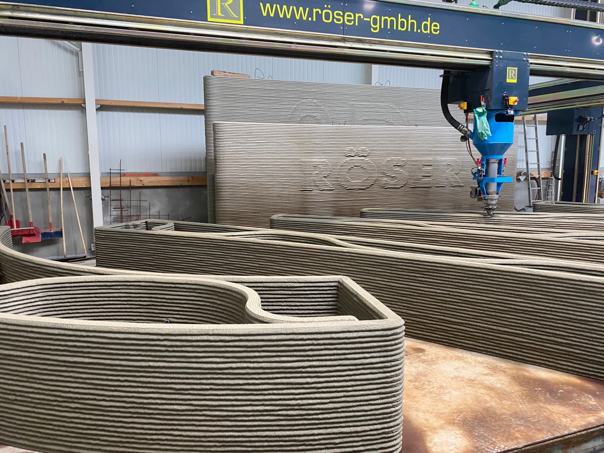 3D concrete printing: stylish seating elements for Heilbronn‘s ...