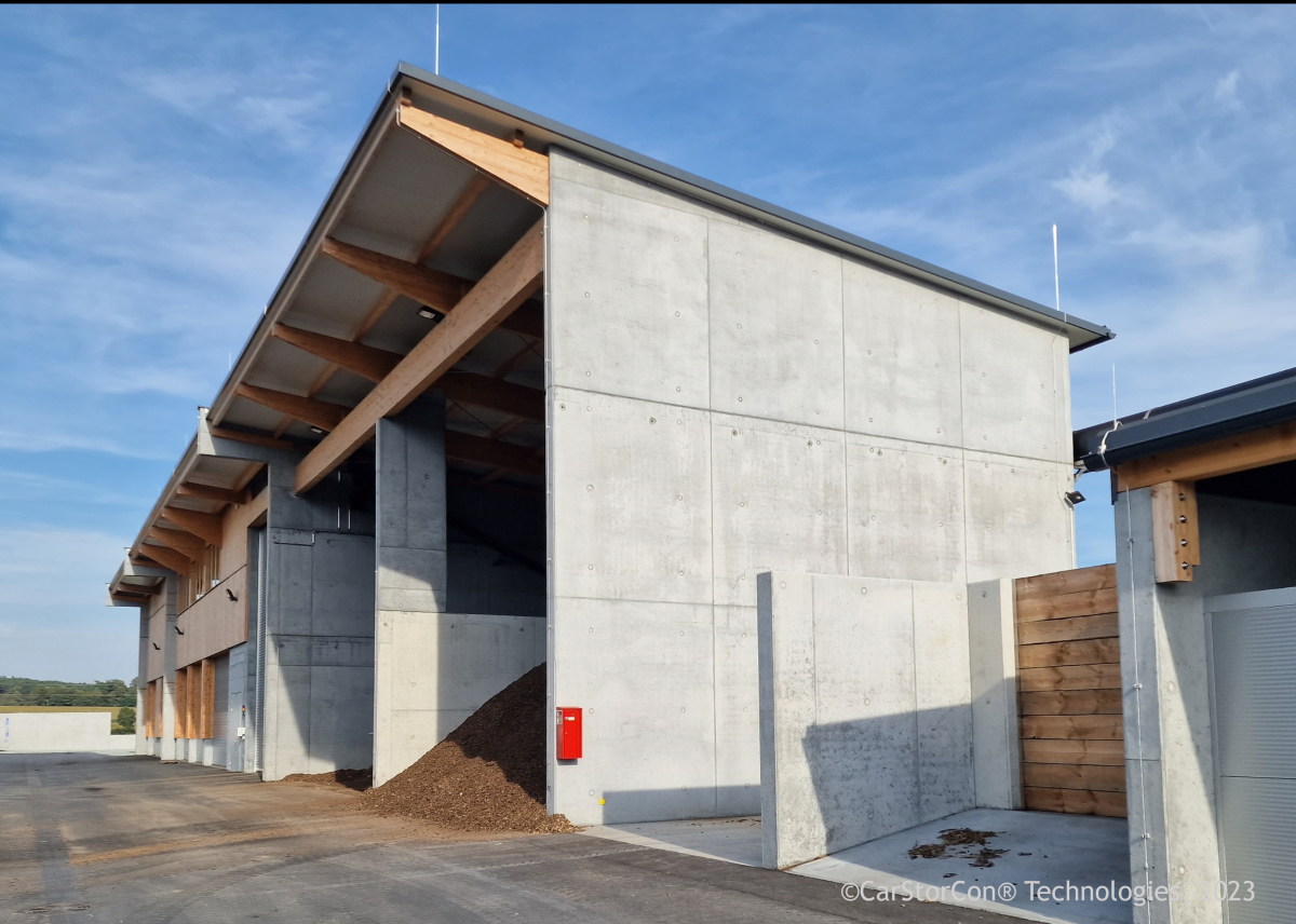 5,000 m³ of climate concrete realized using negative-emission ...