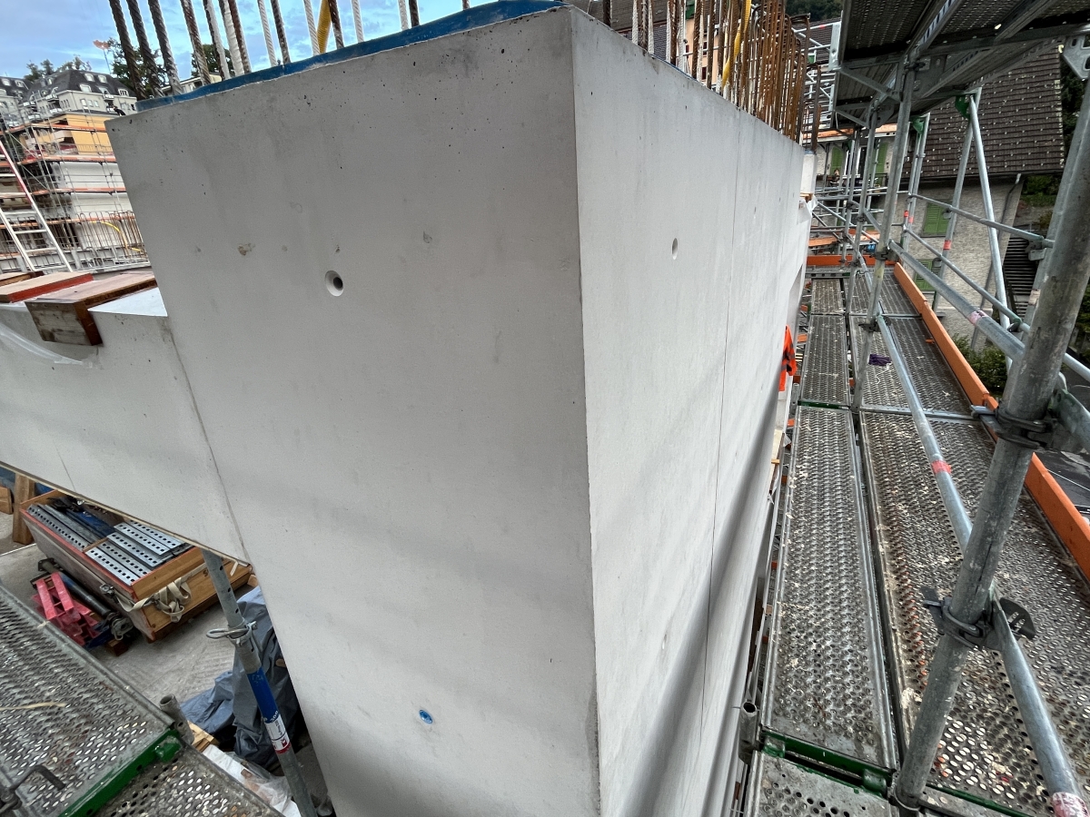 MF formwork panels for sophisticated exposed concrete project in ...