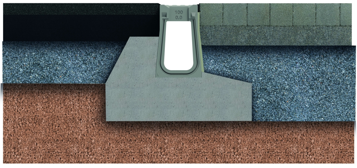 New drainage channel is at home on the urban scene - Concrete Plant ...