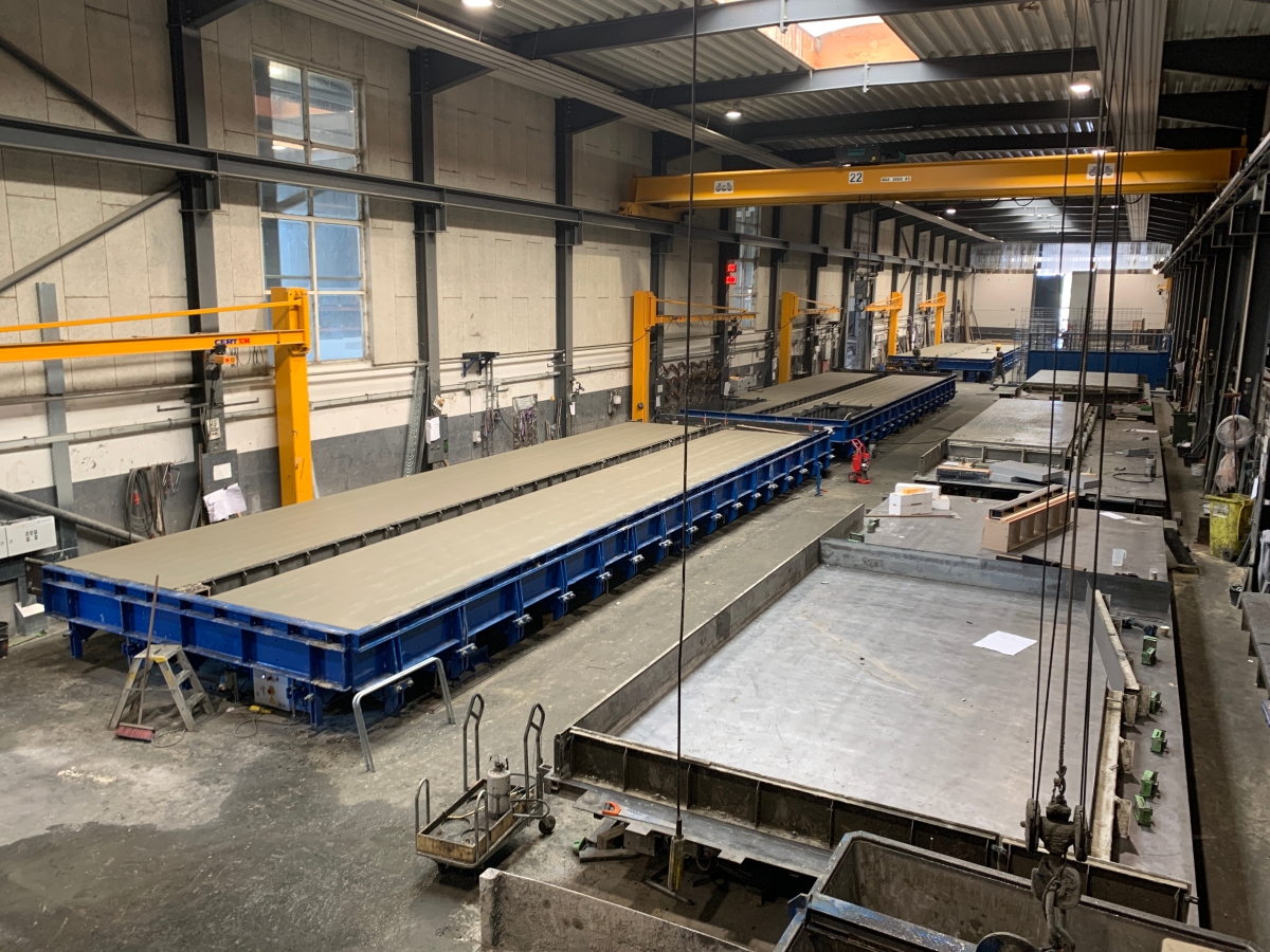 Avermann has delivered new casting tables to Danish concrete producer ...