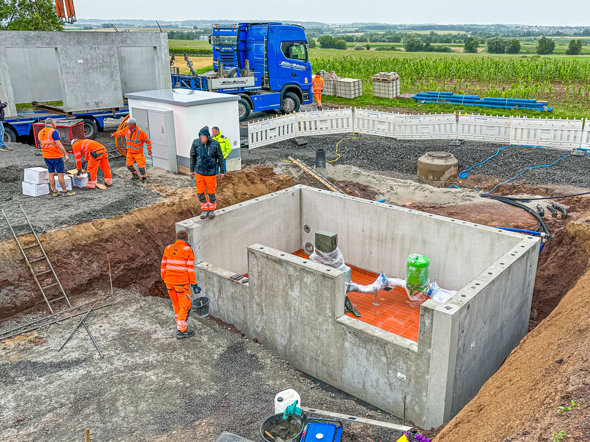 Precast elements as drinking water reservoirs in Öhringen - Concrete ...