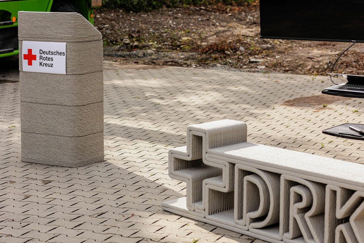 DRK-Kreisverband Warendorf-Beckum setzt auf 3D-Betondruck - Betonwerk Fertigteil-Technik