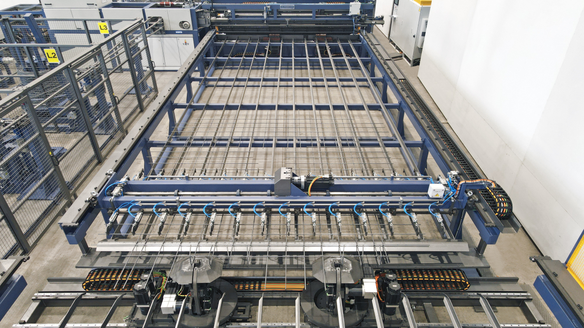 AMM series - flexible mesh welding lines with integrated universal ...