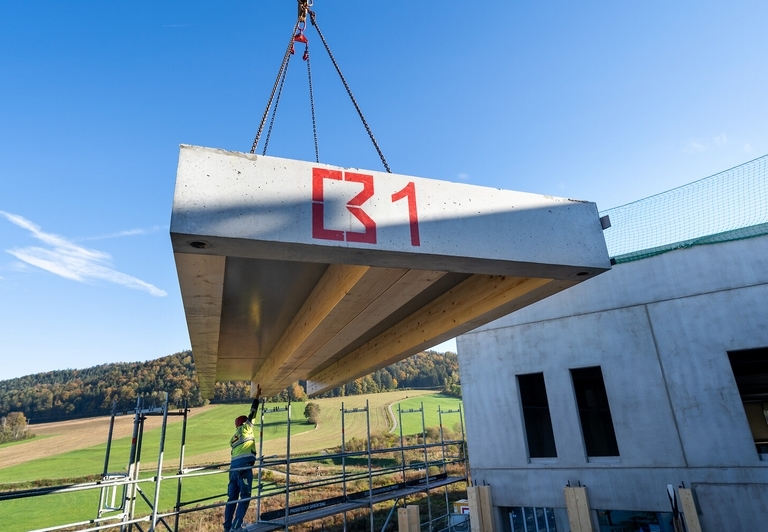 Demountable wood-concrete composite elements from Brüninghoff ...