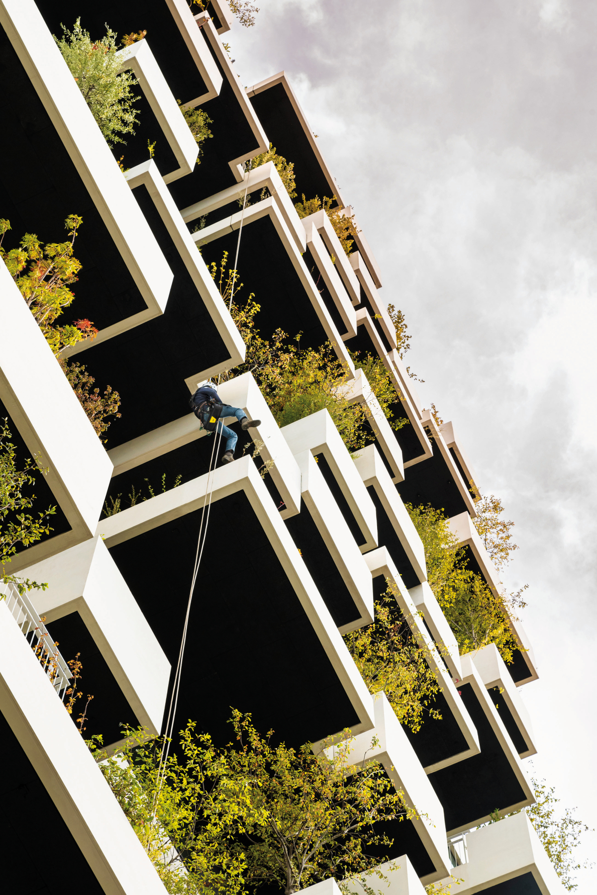 Overhanging balcony planters made of precast elements: The Trudo ...