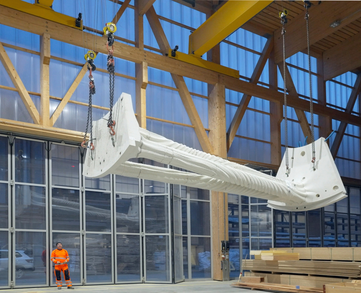 A milestone in 3D concrete printing: The White Tower of Mulegns ...