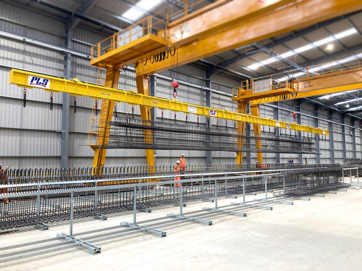 SKEW JIG system for HS2 bridge beam production - Concrete Plant Precast ...