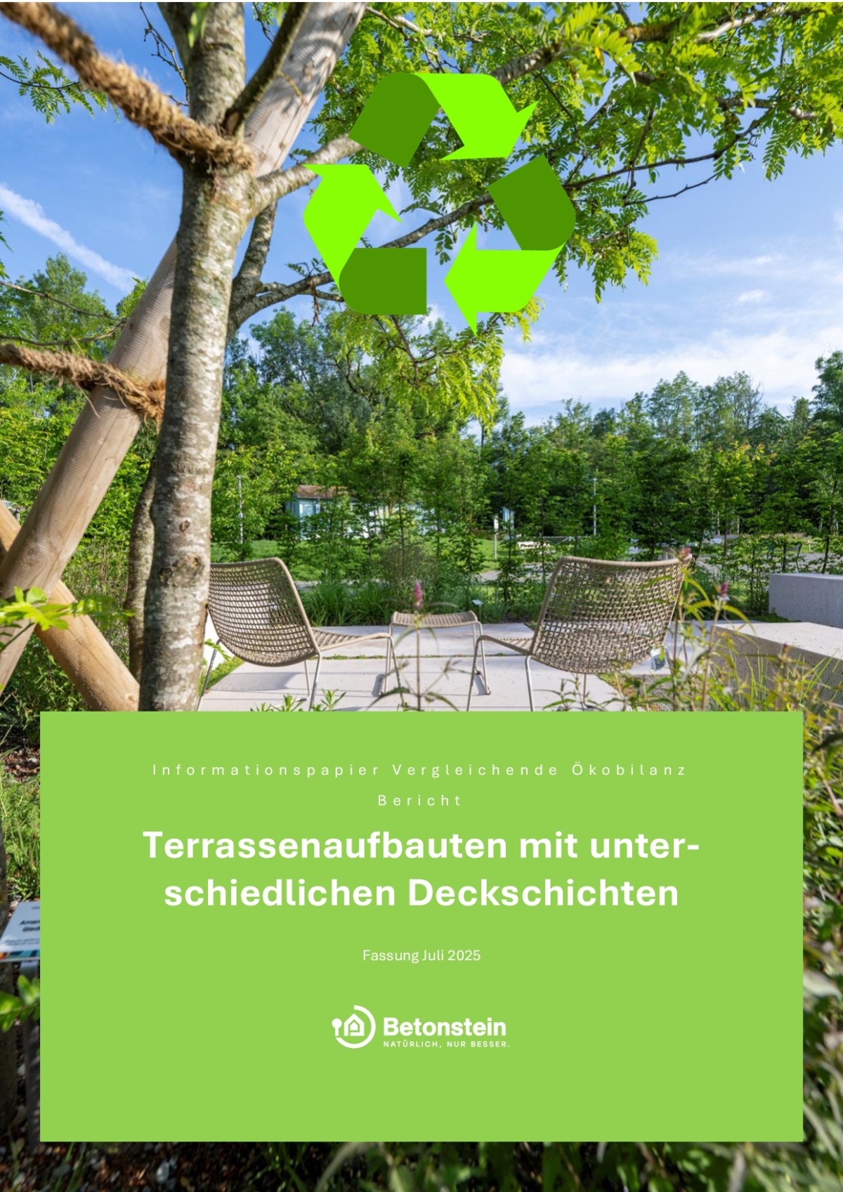 Comparative SLG life cycle assessment study for terrace structures with ...