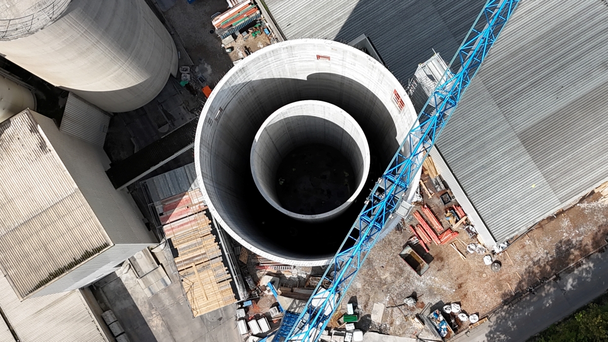 New cement silo for a more climate-friendly future - Concrete Plant ...